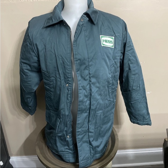 Hess | Jackets & Coats | Vintage Gas Station Hess Winter Green Jacket ...